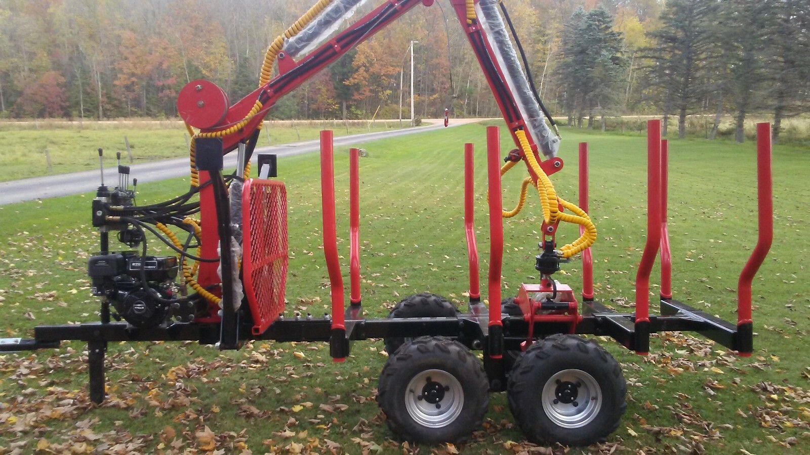 NEW logging trailer ATV/Small tractor ON SALE 4 different sizes to ...