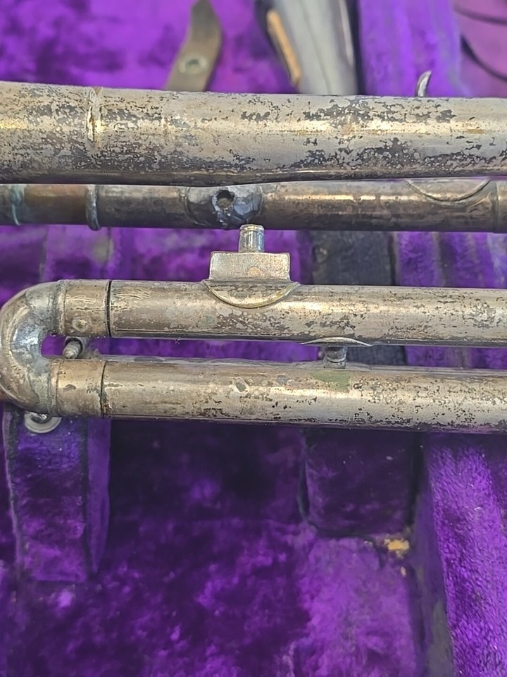 Antique Lyon & Healy Silver Plated Brass American Professional Chicago ...