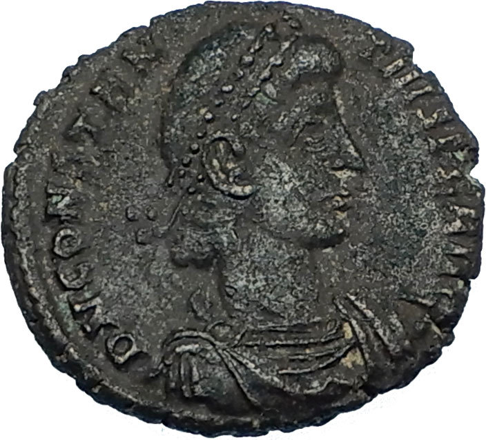 CONSTANTIUS II 348AD Authentic Ancient Roman LEGIONARY BATTLE SCENE ...