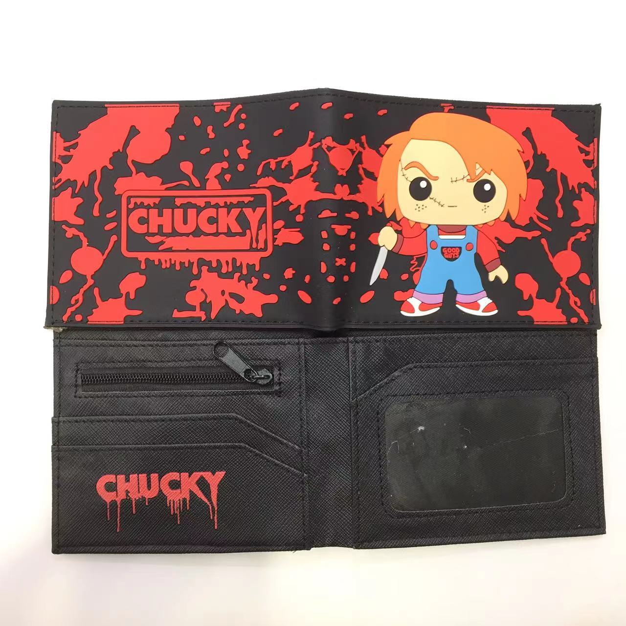 Horror Cartton Chucky Bifold Wallet Men Women Short Purse Gift | eBay