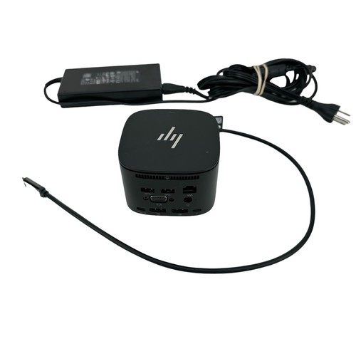 HP Thunderbolt 120W G2 Docking Station & 120w AC Adapter HSN-iX01 ...