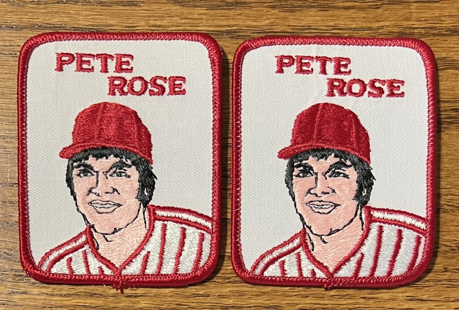 2 NEW Pete Rose Vintage 1978-79 PENN EMBLEM Company Baseball Patches ...