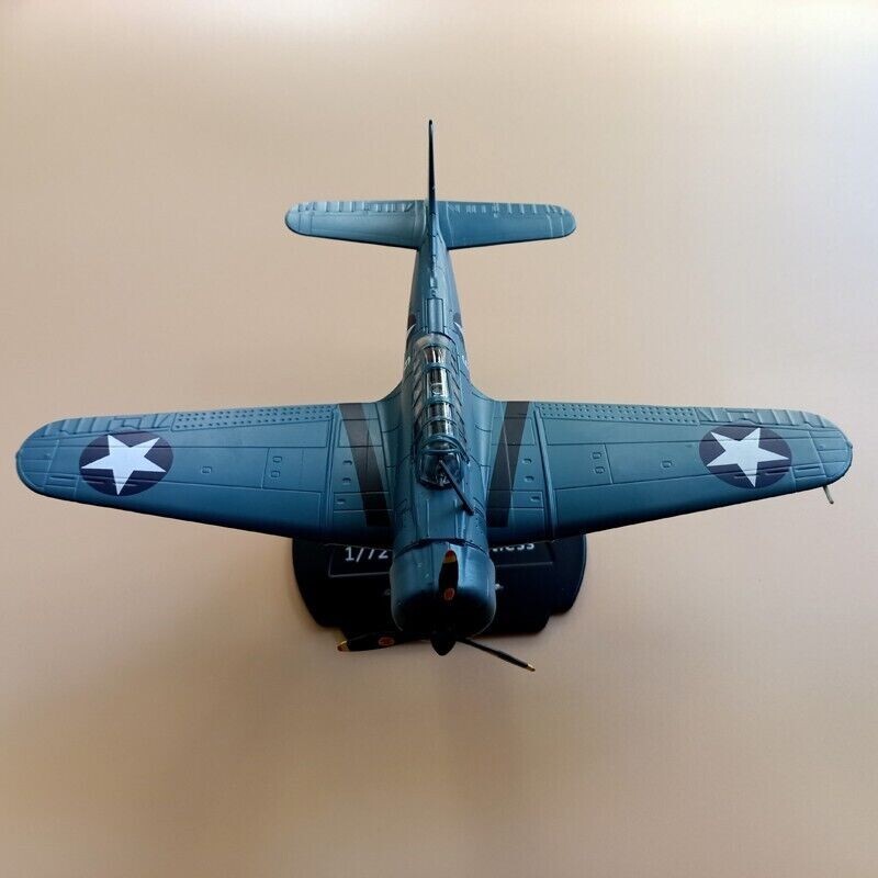 1:72 WW2 Douglas SBD Dauntless Bomber Aircraft Model Diecast Military ...
