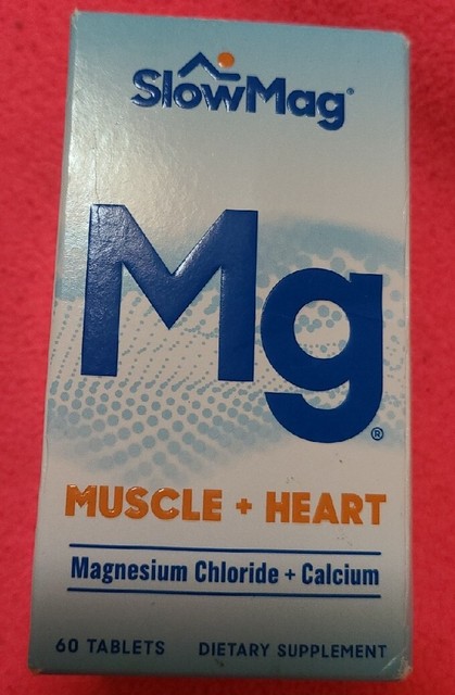 Slow-Mag Magnesium Chloride with Calcium Mineral Tablet - 60 Count for ...