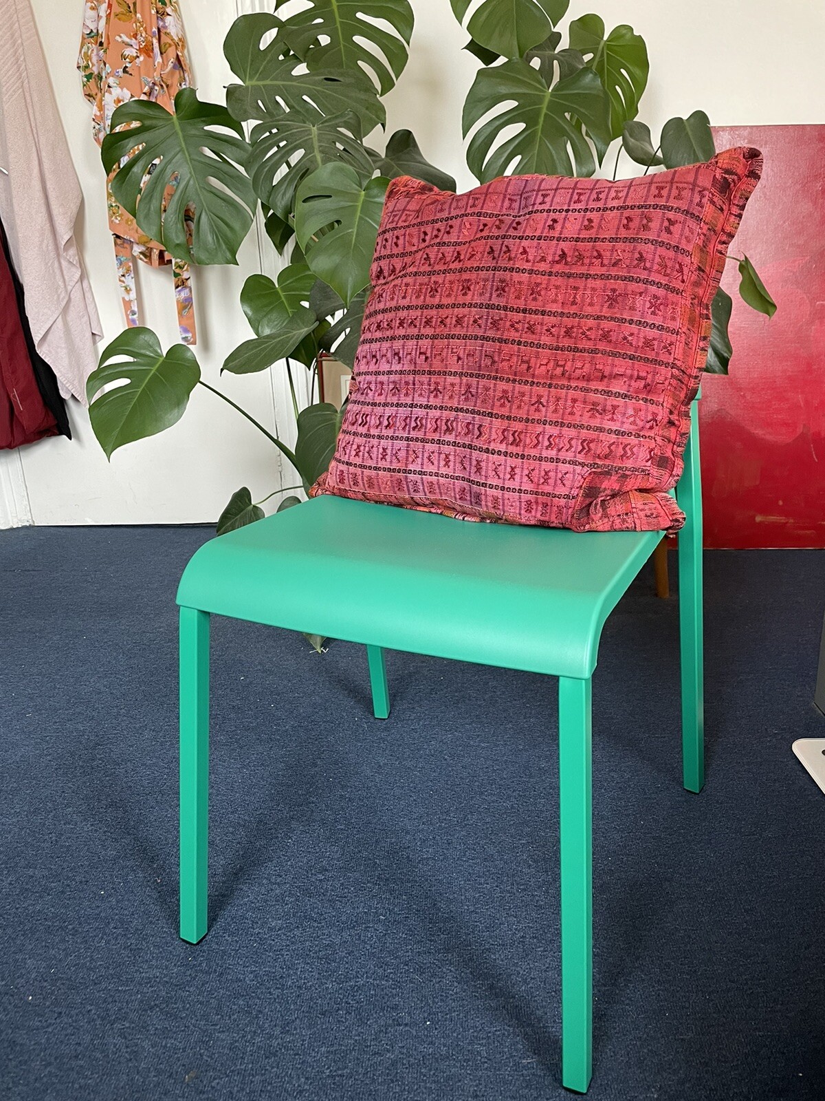 Green IKEA Theodores Plastic Chair 80cm - SE4 pick up | eBay UK
