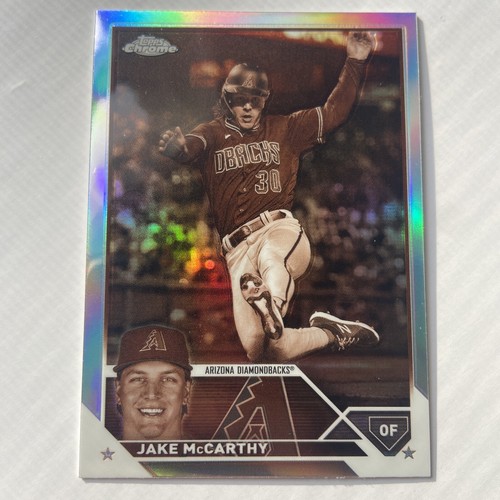 JAKE MCCARTHY 2023 Topps Chrome SEPIA REFRACTOR #86 Arizona ...