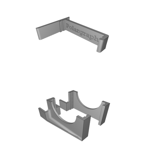 Arduino Edge Mount Bracket Pair for Polargraph Machines | eBay