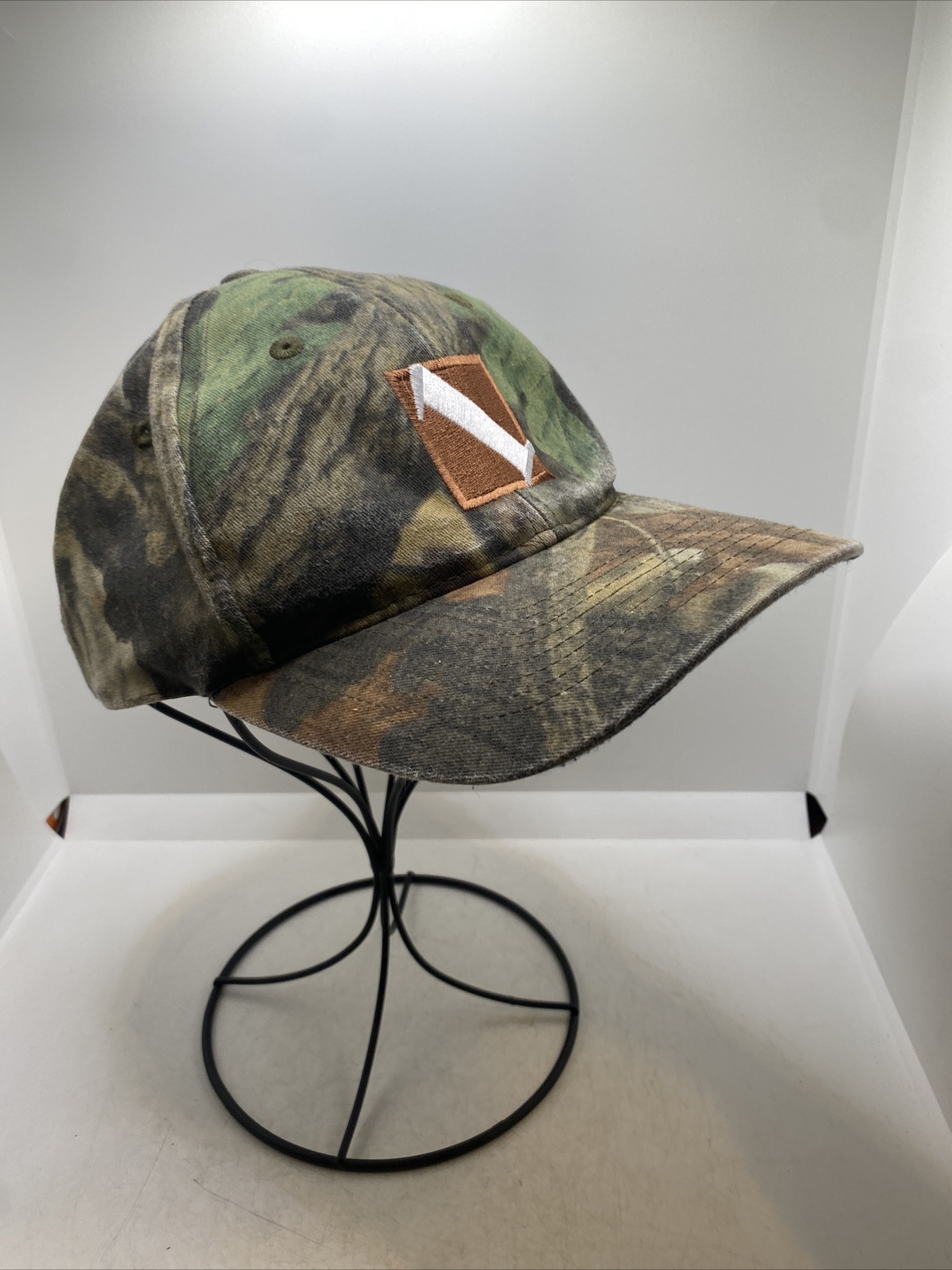 Vintage Army Ranger Camouflage Snapback Hat Cap EUC - Gem