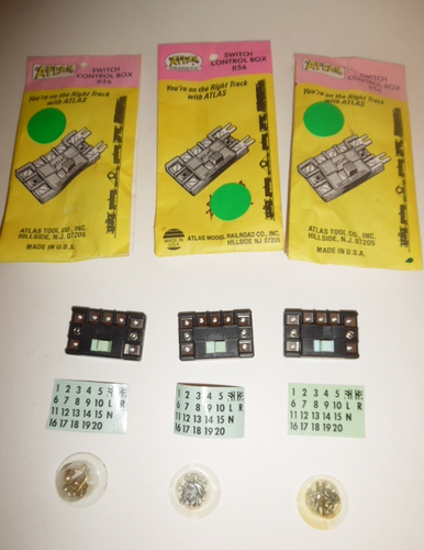 Lot of 3, Atlas #56, HO / N Scale Train Track Switch Remote Control ...
