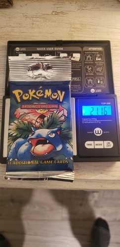 Pokemon Base Set Booster Pack Long Crimp Venusaur Art | eBay