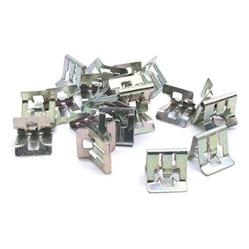 Metal Trim Clips, Car Dashboard Fastener Retainer, Zinc Plated, Pack of ...