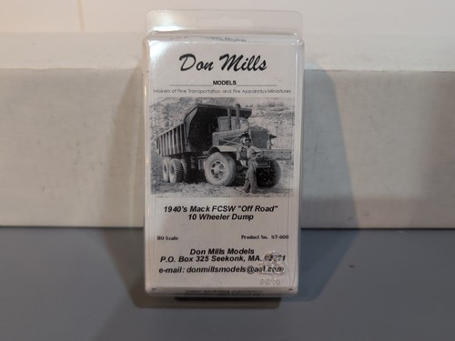 Don Mills Models 87-600, 1940's Mack FCSW Off Road 10 Wheeler Dump Kit ...