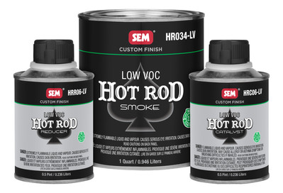 SEM HR030LV Low VOC Smoke Hot Rod Color Matte Finish Topcoat Quart Kit ...
