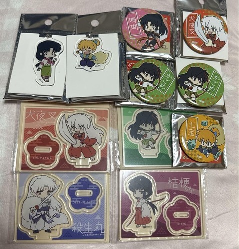 Inuyasha Acrylic Keychain Stand Can Badge Sesshomaru Kikyo Kagome | eBay