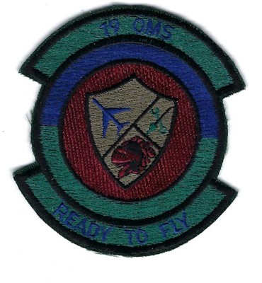 PATCH USAF 19TH ORGANIZATIONAL MAINTENANCE SQ OMS ROBINS AFB BS-20 | eBay