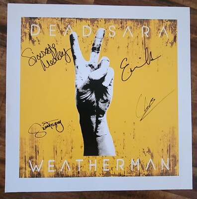 Autographed Dead Sara 14x14 Card Stock Poster Emily Armstrong Linkin ...