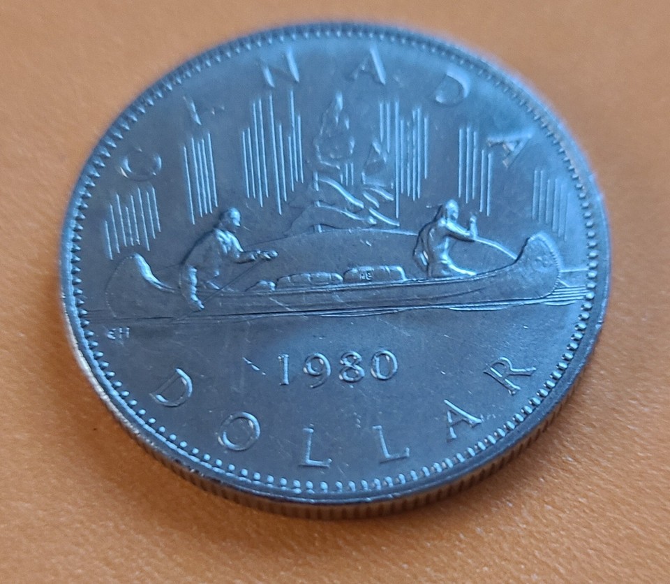 Canada 1 Dollar Coin, 1980 Canoe Queen Elizabeth II | eBay