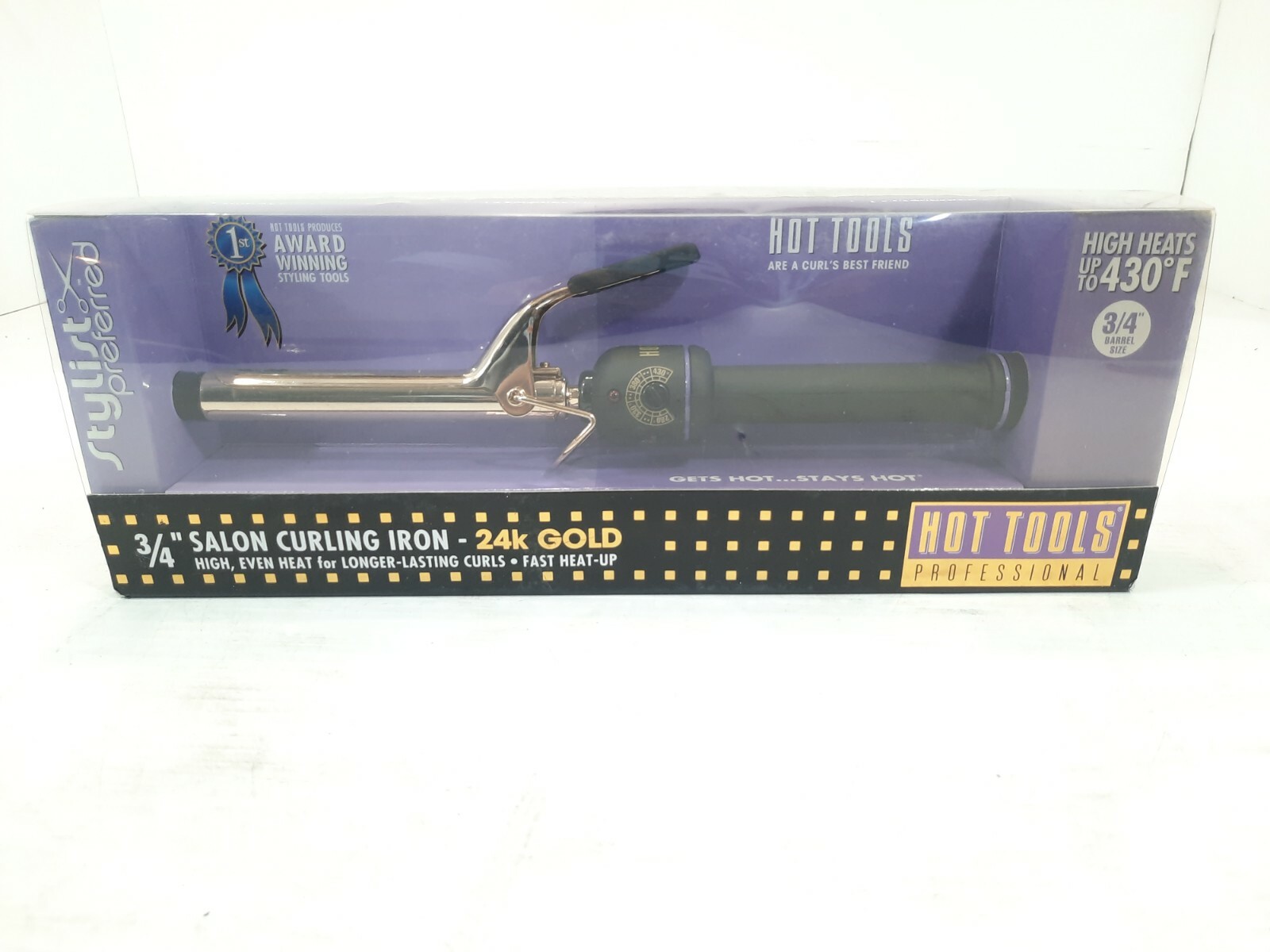 Hot Tools 1101 Professional 24K Curling Iron - Gold for sale online | eBay