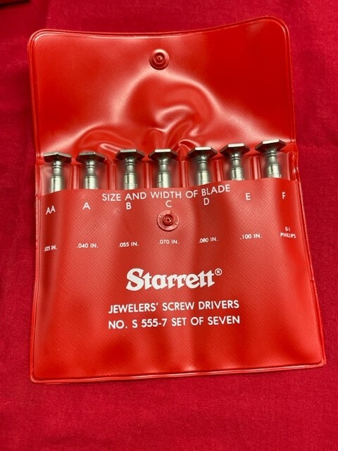 Starrett S555Z-7 Jewelers Screwdriver Set, Set of 7 IN STOCK | eBay