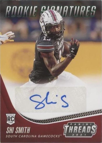 2021 Panini Chronicles Draft Picks - Threads Rookie Signatures Green # ...