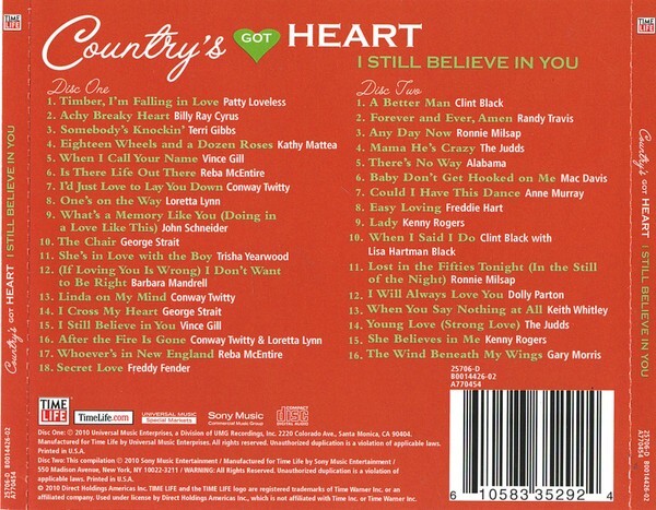 Country's Got Heart: I Still Believe in You by Various Artists (CD ...
