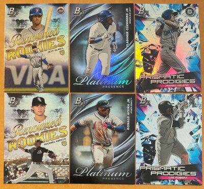 2019 Bowman Platinum Insert Prismatic Prodigies/Presence/Renowned RC (U ...