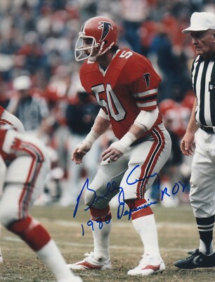BUDDY CURRY ATLANTA FALCONS 1980 DEFENSIVE ROY ACTION SIGNED 8x10 | eBay
