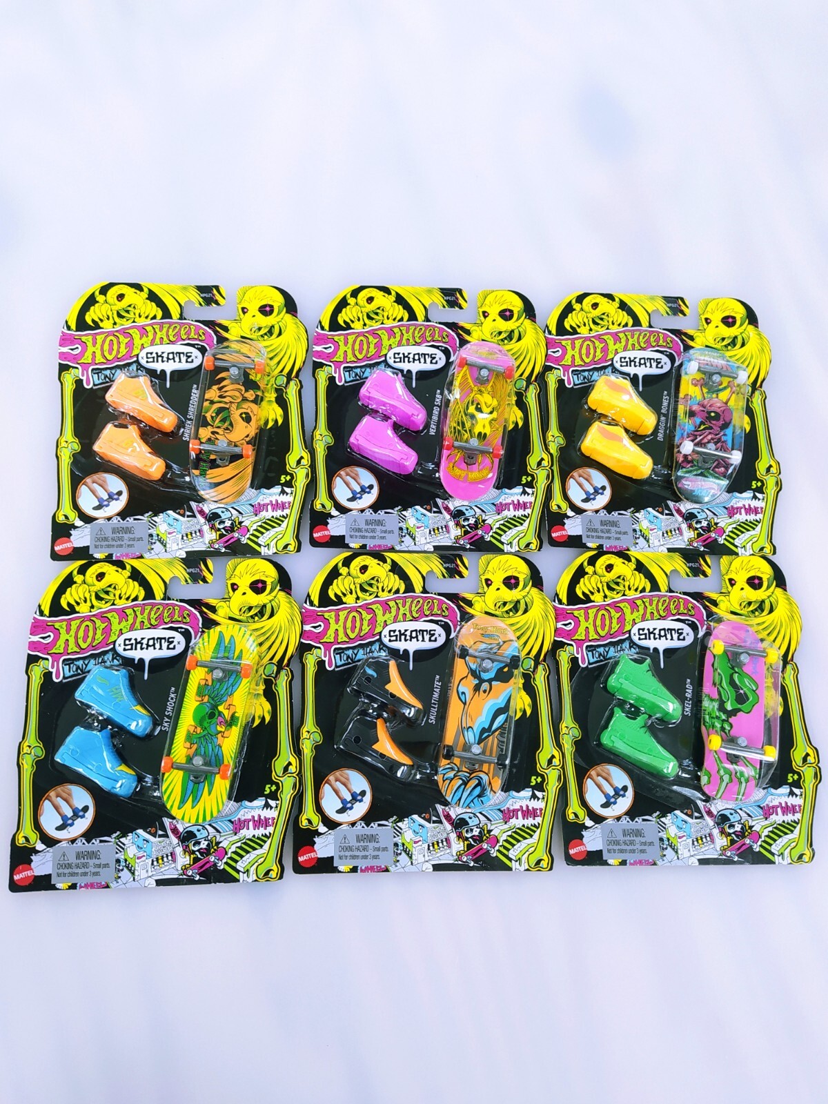 Hot Wheels Skate: The Tony Hawk Series Complete Set of 6 Treasure Hunt ...