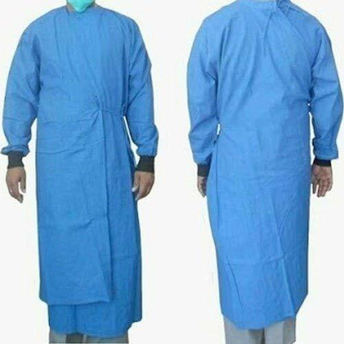 VMC Overlapping Surgeons Gown, OT Dress for Surgeons_Blue_Large_Free ...