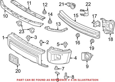 Genuine OEM Bumper End Cap for Toyota 521130C050 | eBay