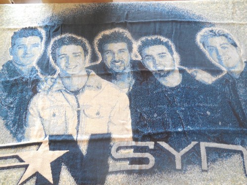 New NSYNC Woven Throw Blanket Tapestry Vintage Rare | eBay