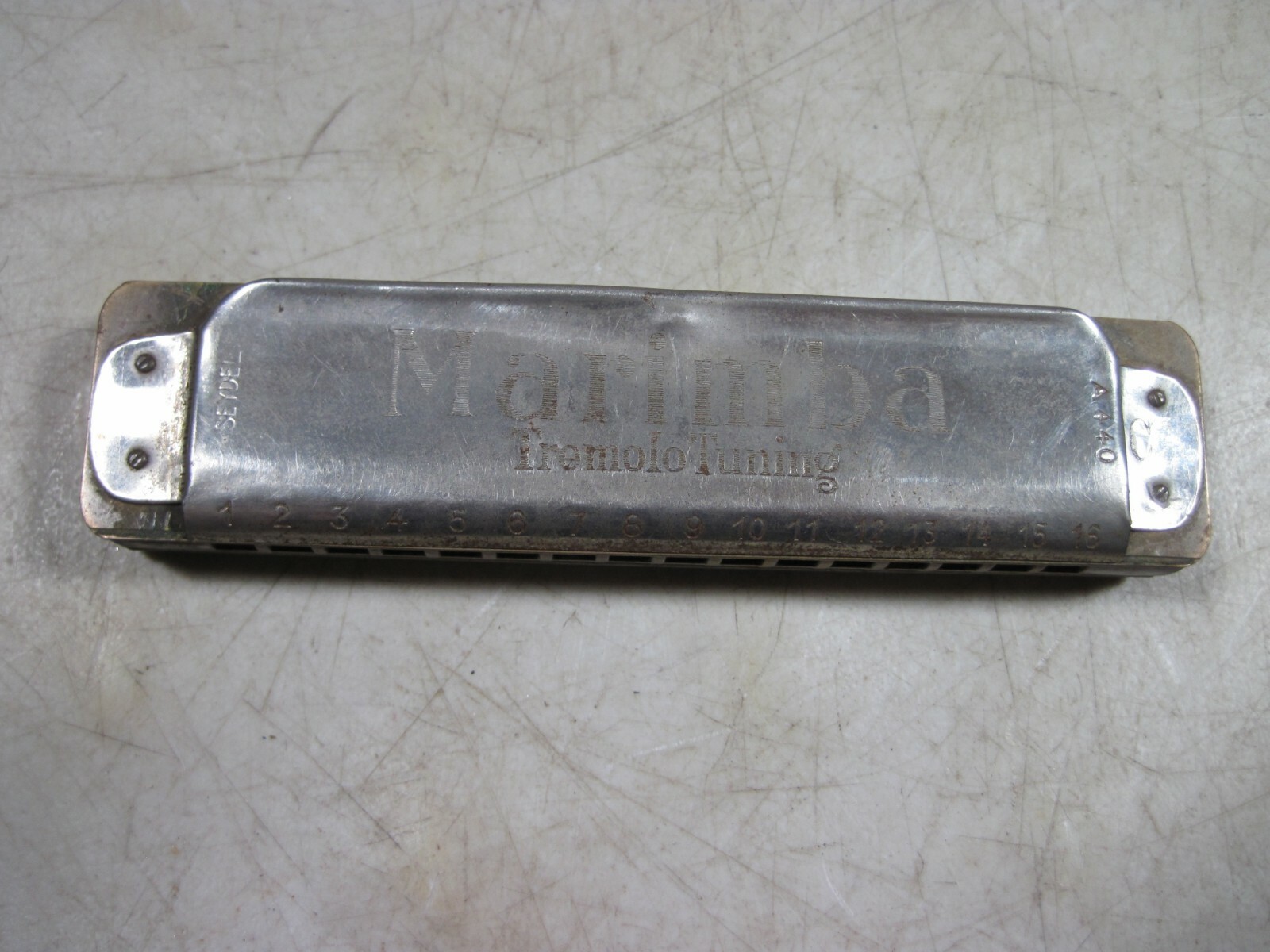 Vintage Seydel Marimba Tremolo Tuning Harmonica Key C Made In Germany ...