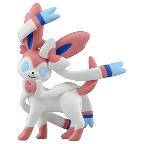 Figurine Pokémon Moncolle Nymphia TAKARA TOMY Sylveon Taille 4cm | eBay