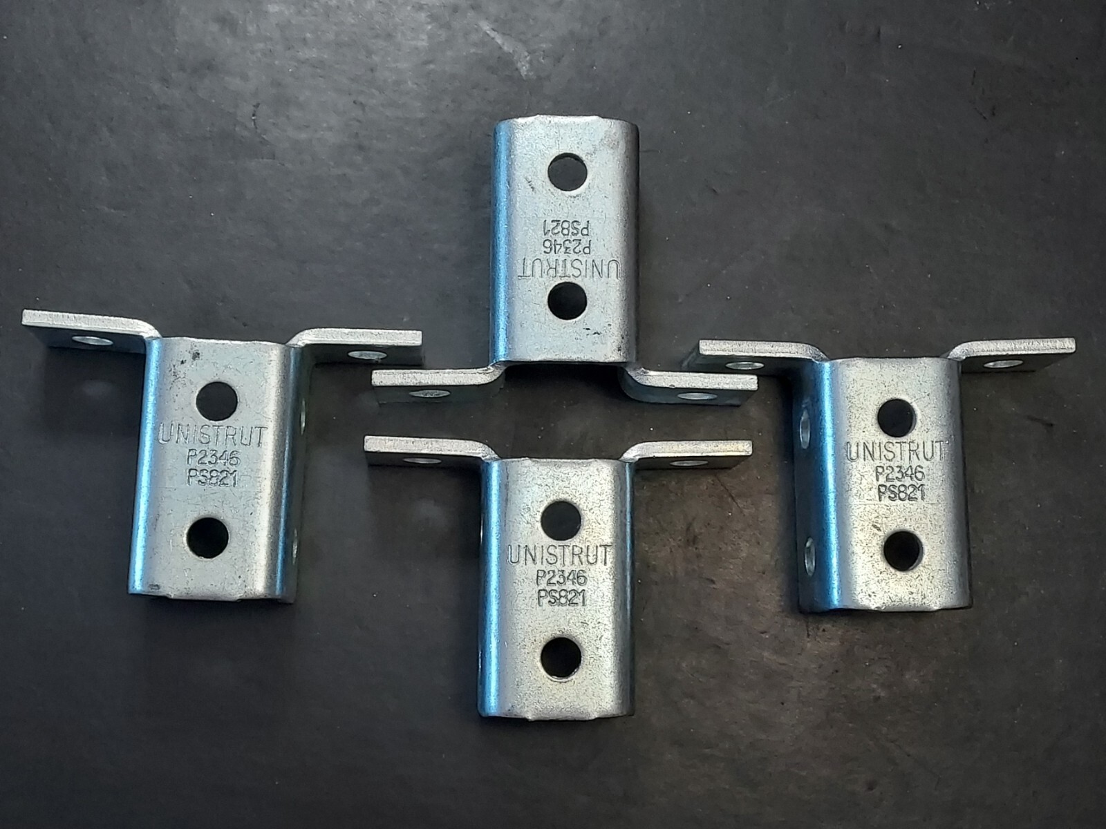 Unistrut Wing Shape 90 Degree Connector Fitting 8 Hole P2346 (NEW Lot ...