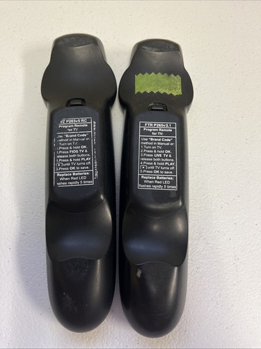 Original VZ P265v1.1 RC Verizon FIOS TV DVR Remote Control Set Of 2 ...