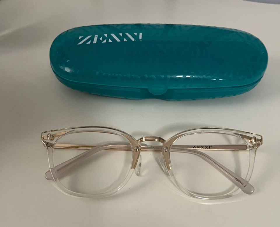 Zenni Eyeglasses Translucent Women 7811123 with Zenni Case | eBay