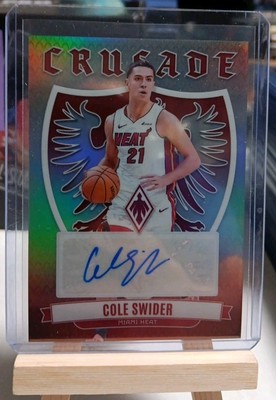 2023-24 Panini Phoenix Crusade Cole Swider Autograph Card | eBay