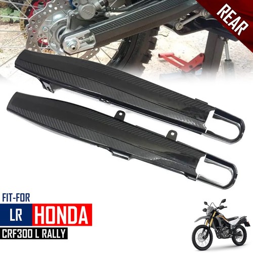 For Honda CRF300 CRF 300 L Rally Black Swingarm Guards Protection Cover ...