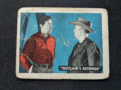 1950 Ed-U-Cards Lone Ranger Card # 17 Outlaw's Revenge Sworn Vengeance ...