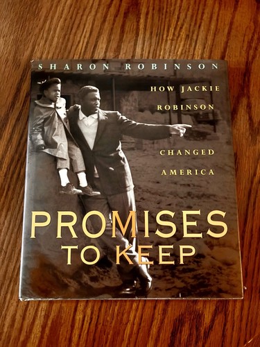 "Promises To Keep" Jackie Robinson, SIGNED by His Daughter Sharon ...