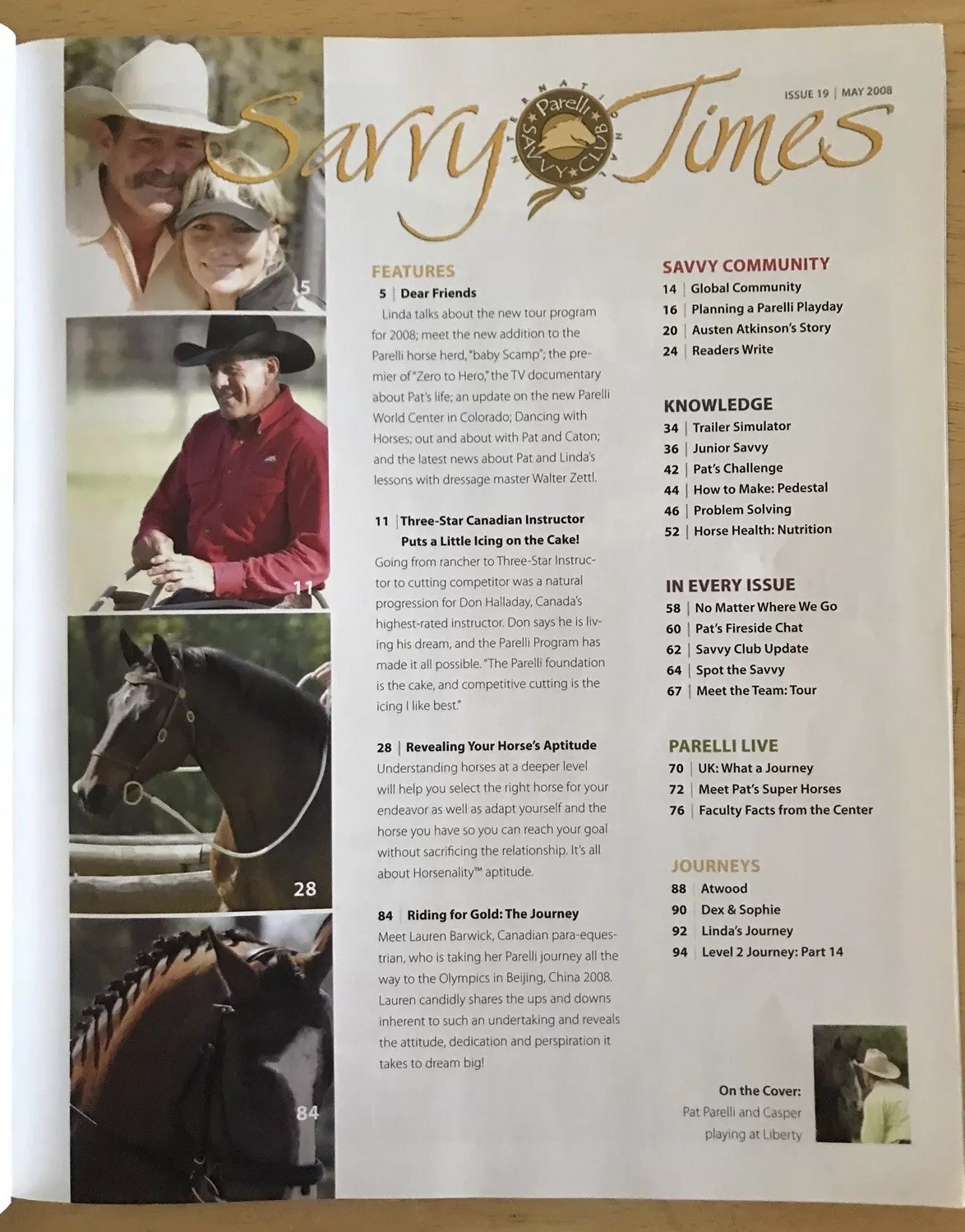 Savvy Times - International Parelli Savvy Club Magazine - Issue 19 ...