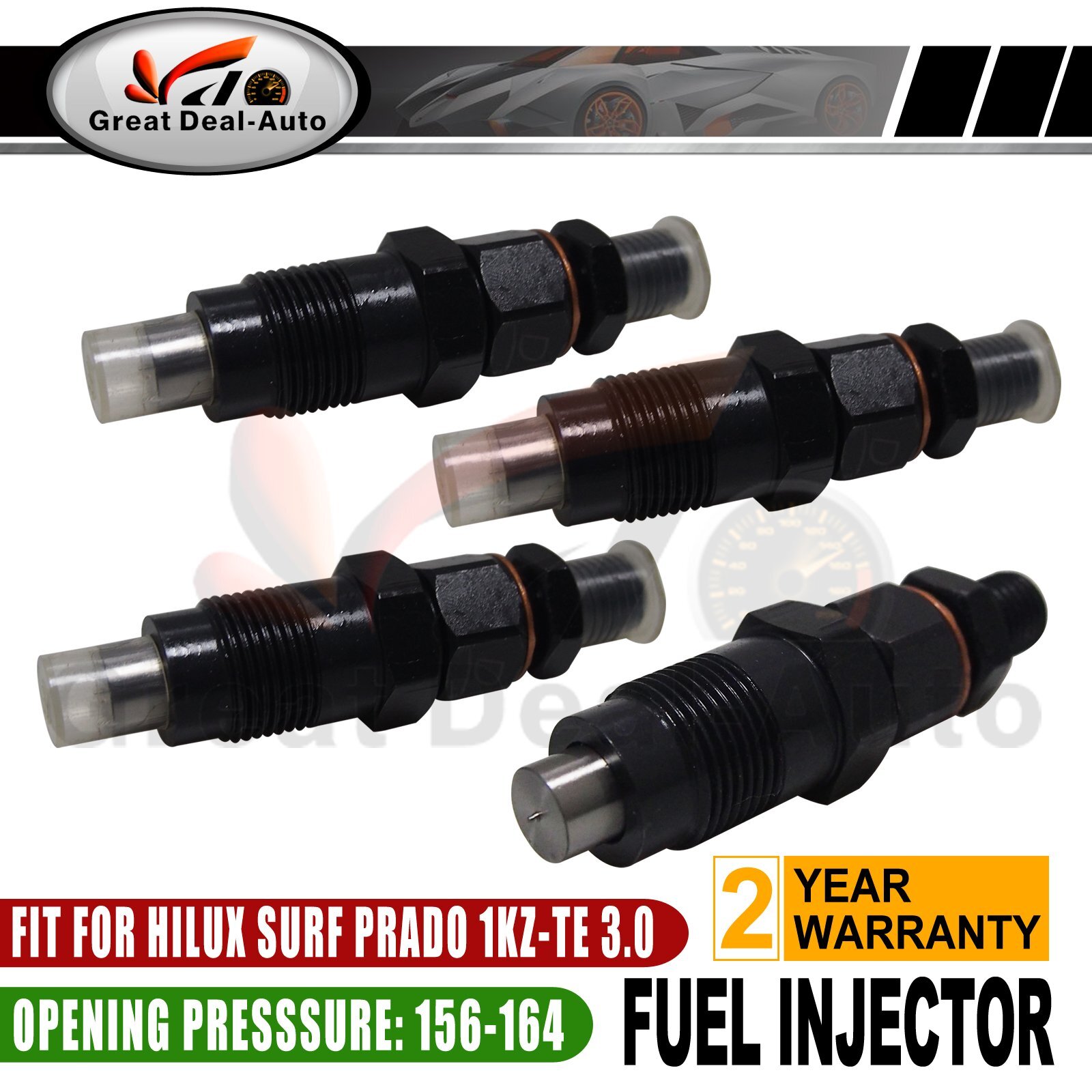For Toyota Hilux Surf Prado 3.0L 1KZ-TE 093400-7040 4x Diesel Fuel ...