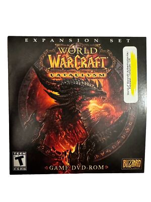 World of warcraft cataclysm pc game dvd-rom Expansion Set 20626728485| eBay