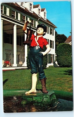 The Boy with his leaking boot Statue wallingford Vermont VT Vintage ...