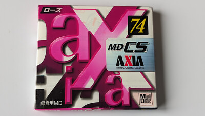 MiniDisc MD Axia Red CS 74 Japan 1psc. | eBay