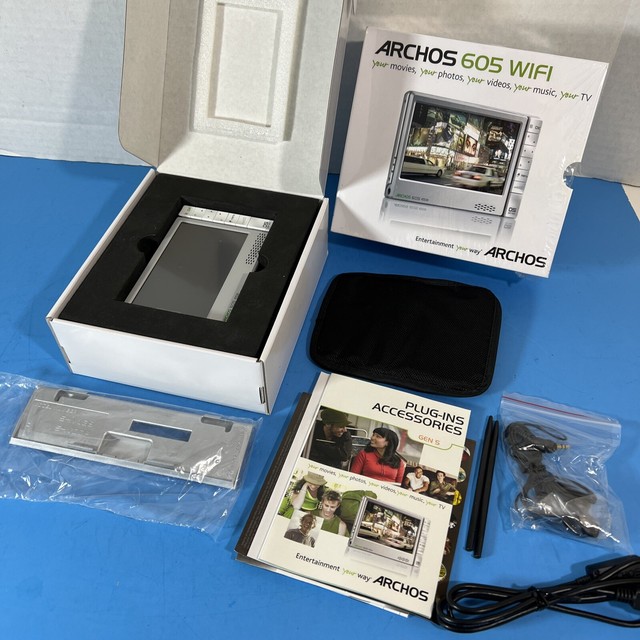 Archos 605 WiFi Silver ( 4 GB ) Digital Media Player for sale online | eBay