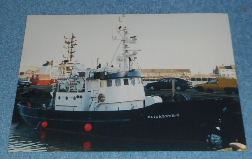 Vintage Scottish Boat Photo Lerwick Shetland Diving Tender Vessel ...