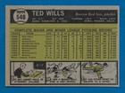 1961 Topps Ted Wills Card High #548 Boston Red Sox EX-MT | eBay