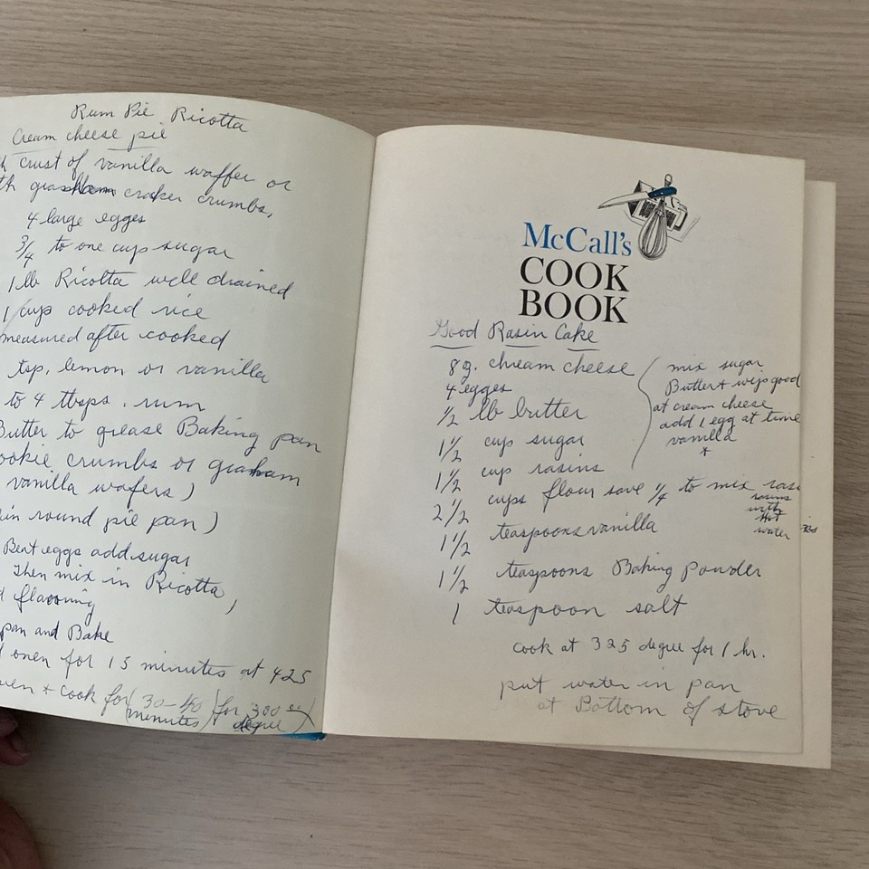 Vintage 1963 1st Printing McCall’s Cook Book HC Turquoise Blue | eBay