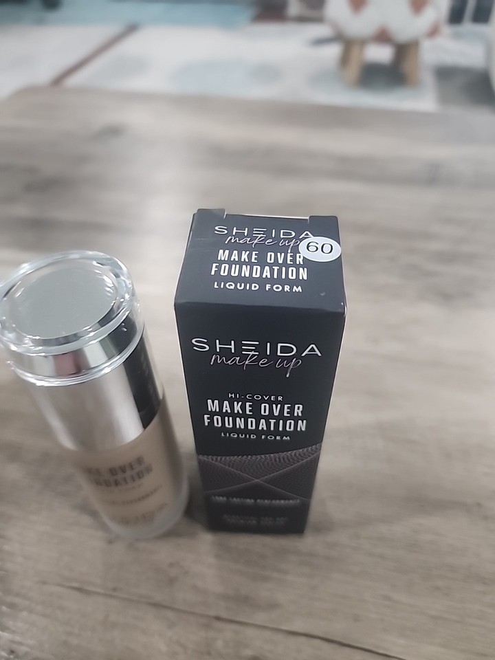 Sheida Make Over Foundation Liquid Form Long Lasting 40ml #60dark | eBay